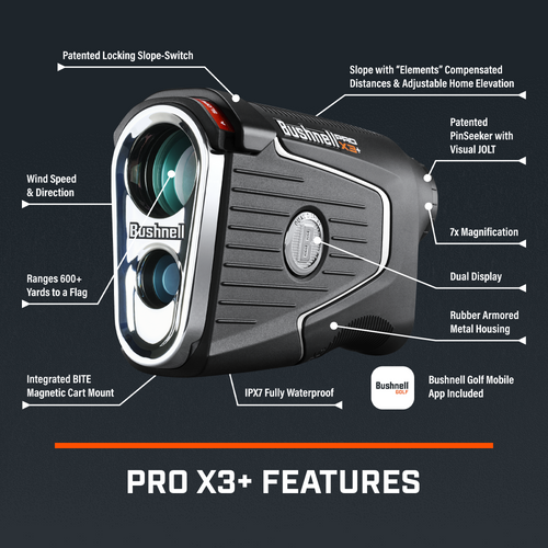 Bushnell Pro X3+ Rangefinder: Accuracy, Wind & Slope in One Great ...